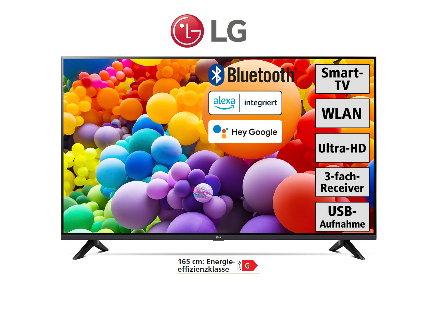 LG UT73006LA-4K Ultra HD LED TV met geoptimaliseerde a5 Gen7 4K AI ...