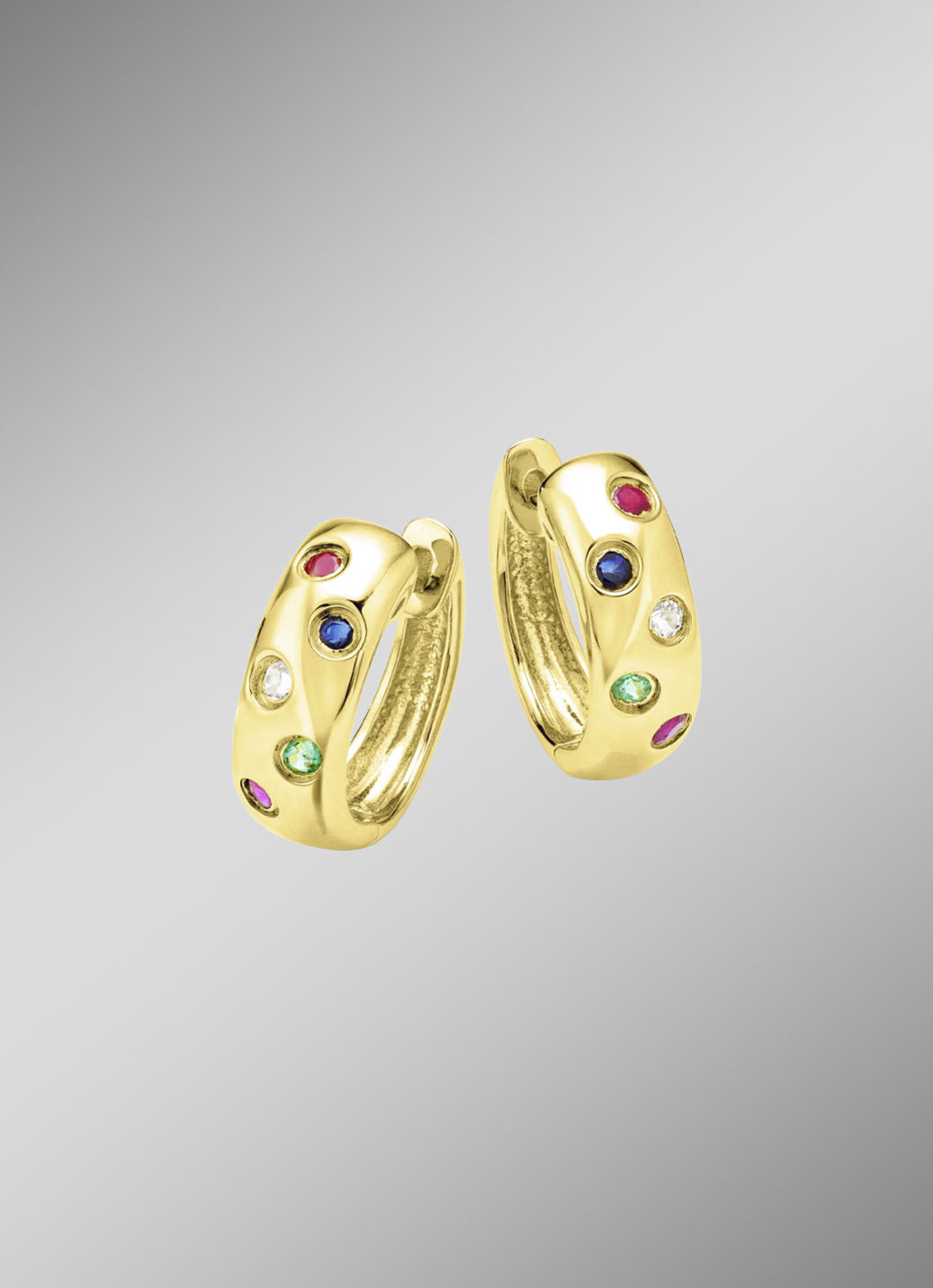 Stralende elegantie: oorringen met echte edelstenen | KLiNGEL